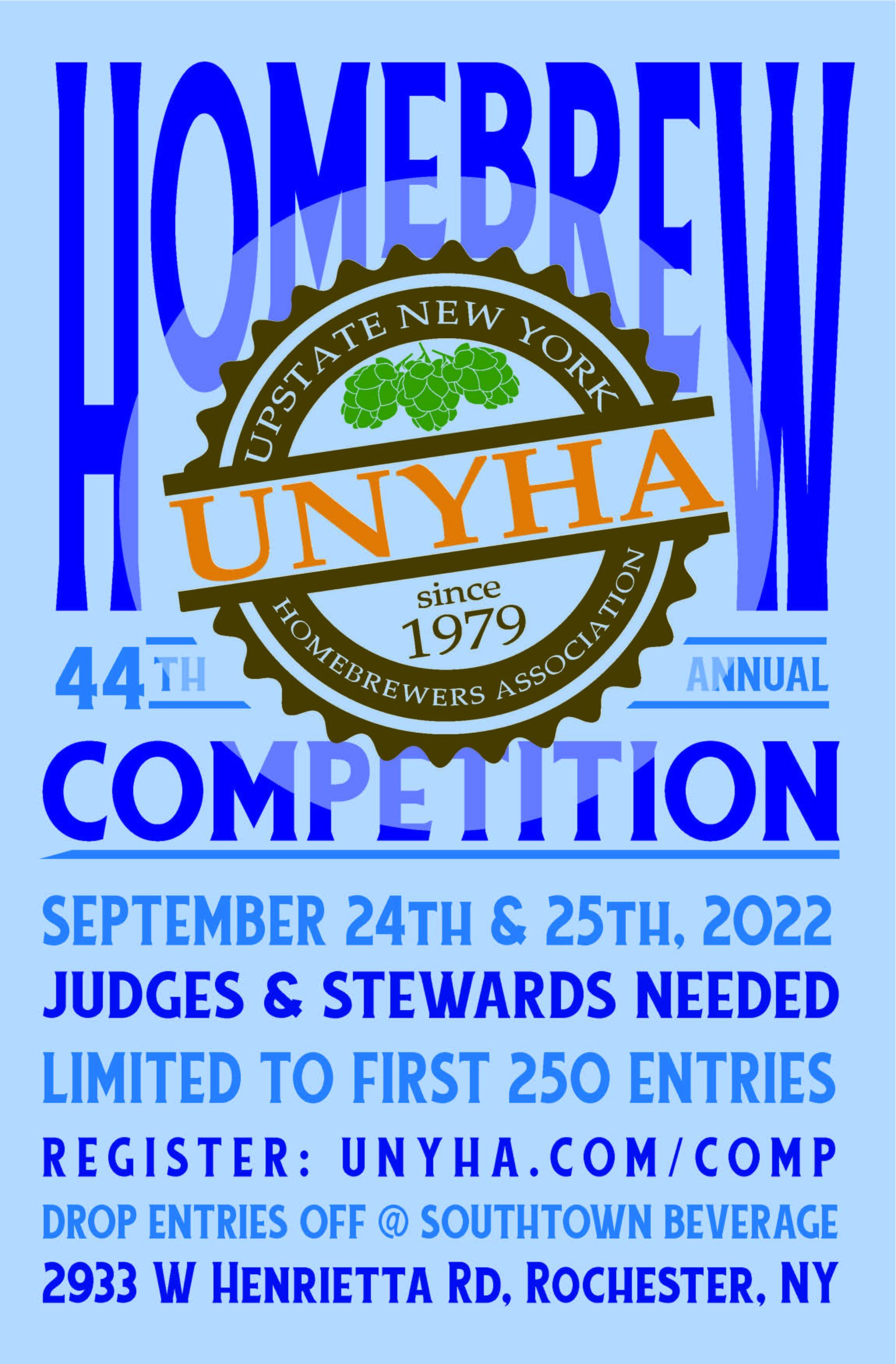 44th Annual Homebrew Competition Information – Upstate New York ...